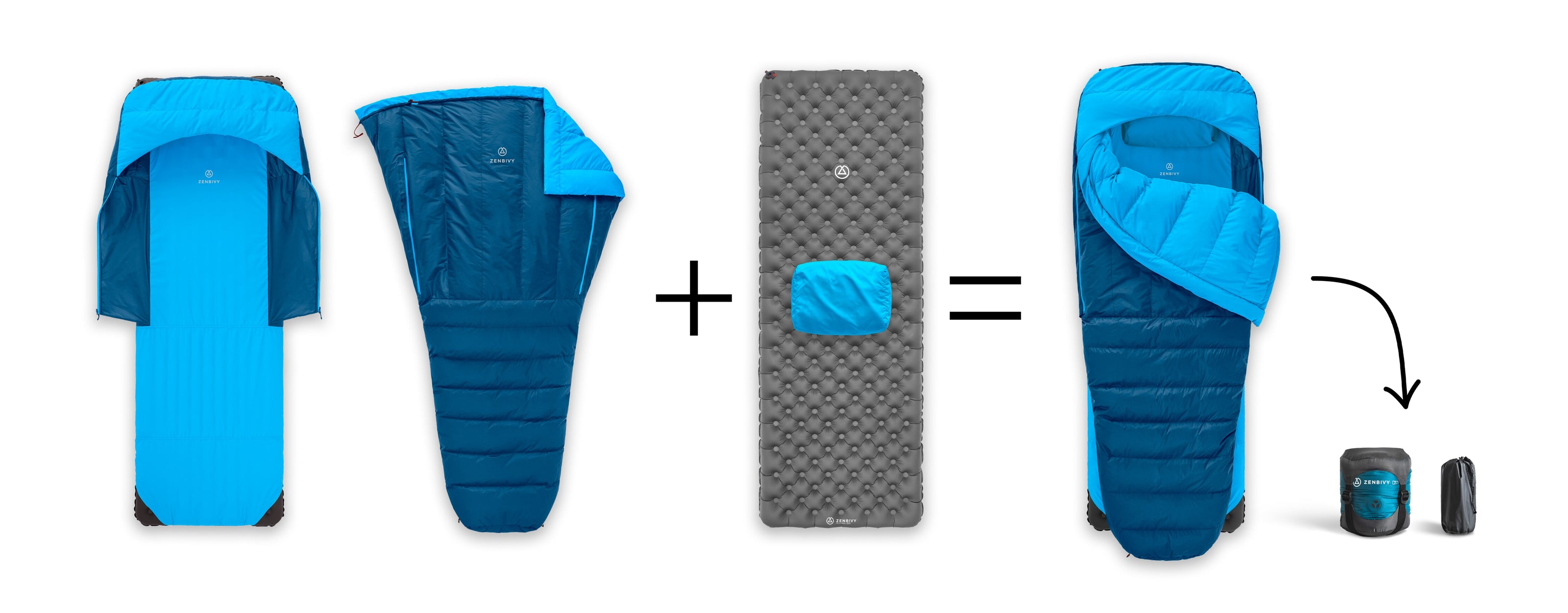 Complete Camp Sleep Systems | Build a Zip Bed Bundle – zenbivy.co.uk